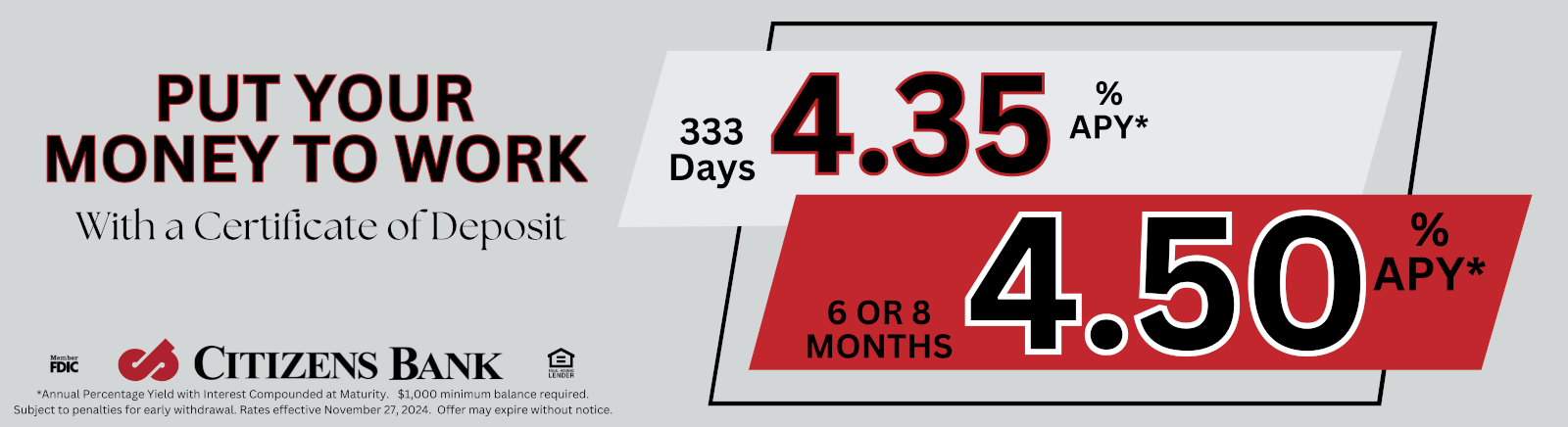 Citizens Bank | Creating a great place to Bank, Work, and Live